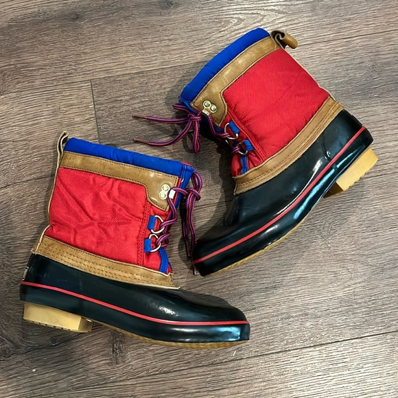 Vintage | Shoes | Vintage 9s Lands End Sherpa Lined Winter Snow Boot ...